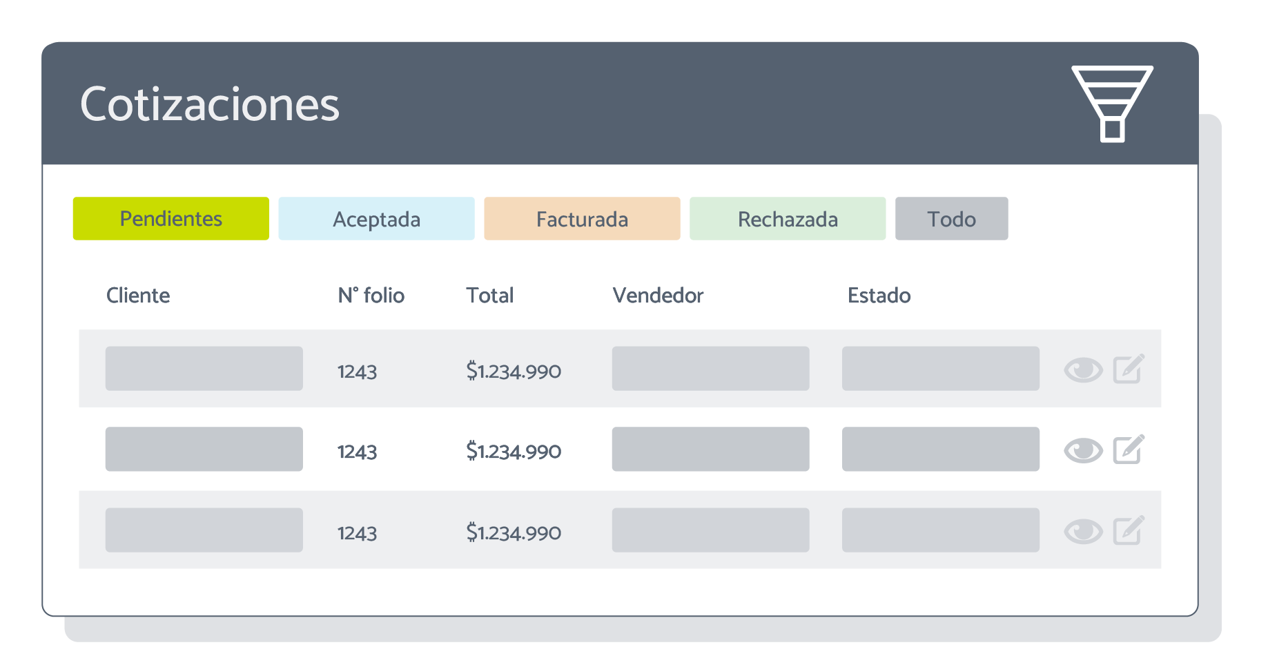 Características de relBase - Software de Ventas para Pymes